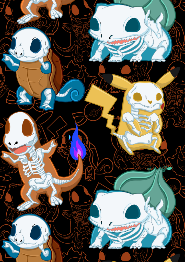 Skeleton Pokemon Custom V-Booty Leggings – VIXN