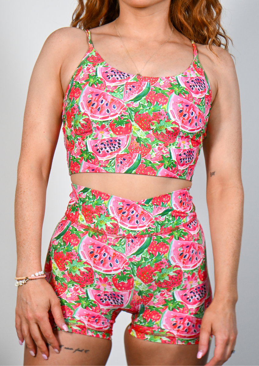 Watermelon Tank Sports Bra – VIXN